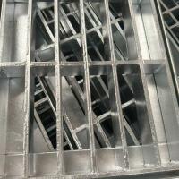 China Laser Cut Steel Grating Bearing Bar 25x5mm Hot Dip Galvanized for Industrial Platforms for sale