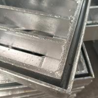 China Laser Cut Steel Grating 30mm Spacing Hot Dip Galvanized Industrial Flooring for sale