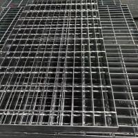 China Stainless Steel Welded Bar Grating 30mm Pitch 1000x1000mm Industrial Flooring for sale