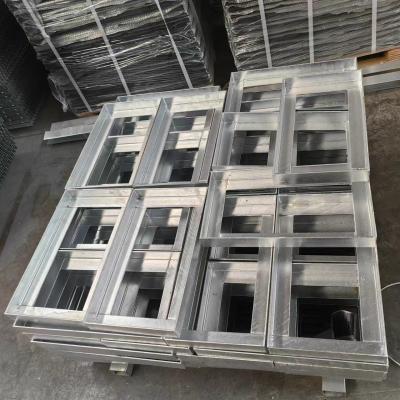 China 30mmx30mm Pitch 3mm Steel Grating with Galvanized Surface for sale
