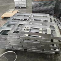 China Industrial Steel Grating 30mm Pitch 3mm Cross Bar Hot Galvanized Flat Bar Grating for sale
