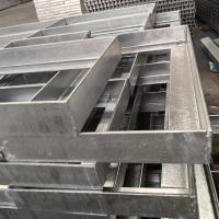 China Industrial Steel Grating 30mm Pitch 3mm Cross Bar Hot Galvanized Flat Bar Grating for sale