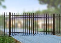 China Galvanized Chain Link Fence Silver Zinc Plated Heavy Duty Customizable Height 100 Sets MOQ for sale