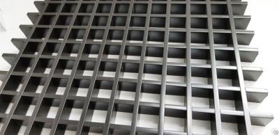 China Hot Dipped Galvanized Steel Grating 1000x1000mm Machine Pressure Welded Non-Slip Floor Decking for sale