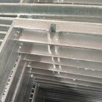 China Hot Dip Galvanized Steel Grating 30x5mm Bearing Bar Heavy Load Industrial Flooring for sale
