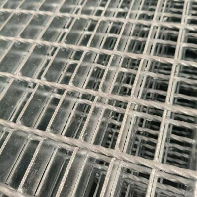 China High Stiffness Large Gap Drainage Mine Steel Grating Plate 25x5mm Bearing Bar Hot Dipped Galvanized for sale