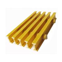 China Anodized Aluminum Bar Grating 40mm Height 6mm Cross Bar Slip Resistant Walkway for sale
