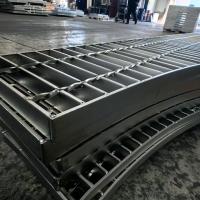 China Hot Galvanized Steel Grating 1000x1000mm 30mm Bearing Bar Spacing Industrial Floor Decking for sale