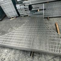 China Hot Galvanized Steel Grating 1000x1000mm 30mm Bearing Bar Spacing Industrial Floor Decking for sale