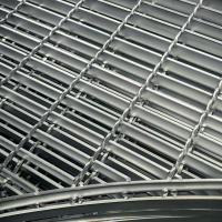China Industrial Steel Grating Flat Bar 1000x1000mm 3mm Cross Bar Anti Rust for sale