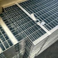 China Hot Galvanized Steel Grating 3mm Cross Bar 30mm Pitch Flat Bar Welded Grating for Industrial Walkway for sale