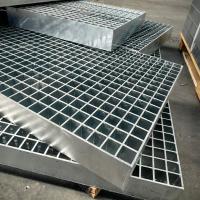 China Hot Dip Galvanized Steel Grating Decking Floor 30mm Bearing Bar Spacing 3mm Cross Bar for sale