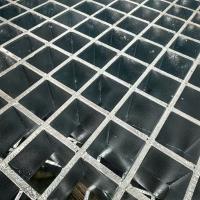 China Hot Dip Galvanized Steel Grating Decking Floor 30mm Bearing Bar Spacing 3mm Cross Bar for sale