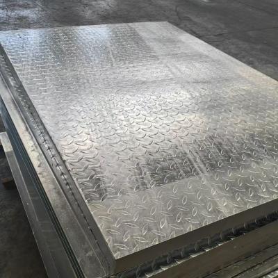 China 30mm Pitch Flat Steel Grating 1000x1000mm Hot Galvanized Anti Rust Industrial Walkway for sale