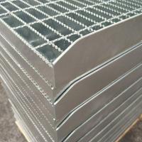 China Hot Dip Galvanized Steel Grating 1000x1000mm Floor Decking Welded Flat Bar for sale