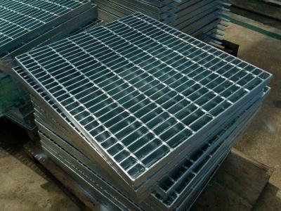 China Welded 30x30 MM Bright Stainless Steel Bar Grating Panel for sale