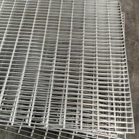 China Hot Dipped Galvanized Steel Grating 30mm Pitch Industrial Platform 1000x1000mm for sale