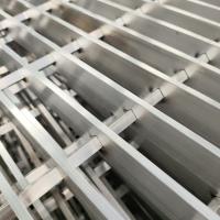 China Hot Dipped Galvanized Steel Grating 30mm Pitch Industrial Platform 1000x1000mm for sale
