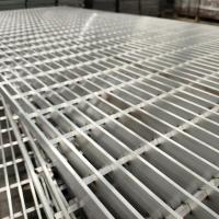 China Stainless Steel Flat Bar Grating 1000x1000mm 30mm Pitch Hot Galvanized for sale