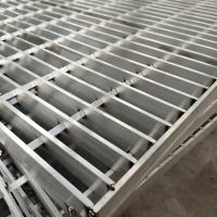 China Stainless Steel Flat Bar Grating 1000x1000mm 30mm Pitch Hot Galvanized for sale