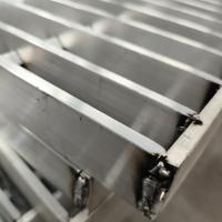 China Stainless Steel Flat Bar Grating 1000x1000mm 30mm Pitch Hot Galvanized for sale