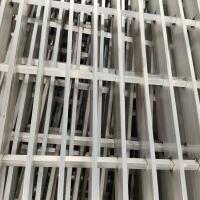 China Stainless Steel Flat Bar Grating 1000x1000mm 3mm Cross Bar Industrial Floor Grating for sale