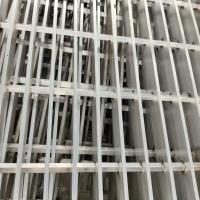 China Stainless Steel Flat Bar Grating 1000x1000mm 3mm Cross Bar Industrial Floor Grating for sale