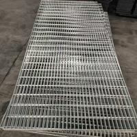 China Hot Galvanized Steel Grating 30mm Bearing Bar Spacing 3mm Cross Bar Anti Rust Industrial Flooring for sale