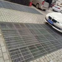 China Machine Pressure Welded Flat Steel Grating Bar Mesh Smooth 30mm Spacing 3mm Cross Bar for sale