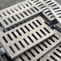 China Tiantai Aluminum Bar Grating 40mm Height 5mm Thickness Anodized Surface for sale