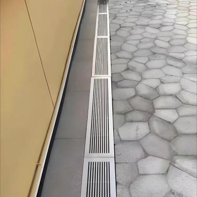 China 900mm Wide Aluminum Plain Bar Grating With Anodized Finish for sale