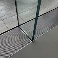 China Aluminum Bar Grating 5mm Bar Thickness 40mm Bearing Bar Height Anodized Surface for sale