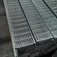 China Hot Dipped Galvanized Steel Grating 30mm Bearing Bar Pitch 3mm Cross Bar for sale
