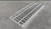 China Industrial Steel Grating YB/T4001.1-2007 Hot Galvanized 3mm Cross Bar 30mm Pitch for sale