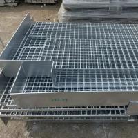 China Industrial Steel Grating Flat Bar Non Slip 30mm Pitch 3mm Thick 1000x1000mm for sale