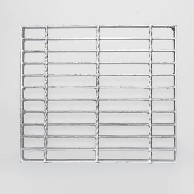 China Stainless Steel Anti Rust Grating 1000x1000mm Heavy Duty Flat Bar 30mm Pitch for sale