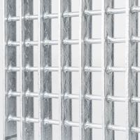 China Stainless Steel Anti Rust Grating 1000x1000mm Heavy Duty Flat Bar 30mm Pitch for sale