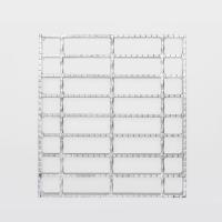 China Machine Pressure Welded Stainless Steel Grating 1000x1000mm Slip Resistant Flooring for sale