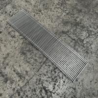 China Stainless Steel Grating 30mm Earing Bar Pitch 32x5mm Load Bar Polished Surface for sale