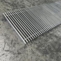 China Stainless Steel Grating 30mm Earing Bar Pitch 32x5mm Load Bar Polished Surface for sale