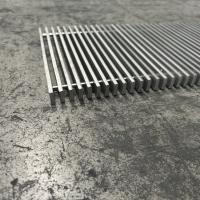 China Polished Stainless Steel Grating Plate 30mm Earing Bar Pitch 32x5mm Load Bar Industrial for sale