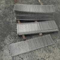 China Polished Stainless Steel Grating Plate 30mm Earing Bar Pitch 32x5mm Load Bar Industrial for sale