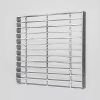 China 30mm Pitch Flat Bar Industrial Steel Grating Hot Galvanized 3mm Cross Bar for sale