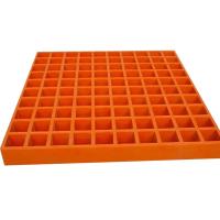 China UV Resistant Glass Fibre Grating Sheets Customized Shape for Construction for sale