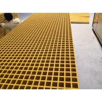 China UV Resistant Glass Fibre Grating Sheets Customized Shape for Construction for sale