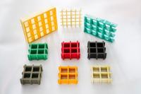 China Customizable Fiberglass Grating Panels Molded 1000m2 Technique for sale