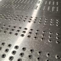 China Tiantai Perforated Metal Plate 10x10mm Hole Size 30-70% Open Area Anti-Slip for sale