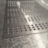 China 3.0m Round Hole Perforated Steel Plate 0.5mm Thick ISO9001 Certified for sale