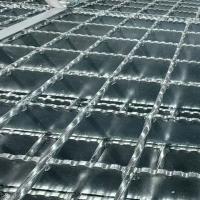 China Untreated Serrated Steel Grating Heavy Duty 50mm Bearing Bar Pitch for sale
