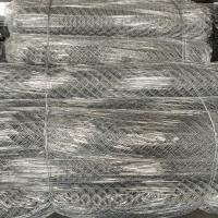 China Round Post Type Metal Link Fencing For Varying Link Length Requirements for sale